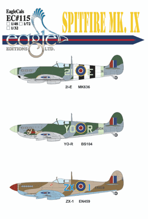 EagleCals #115 Spitfire Mk. IX Part Two - Eagle Editions Ltd.