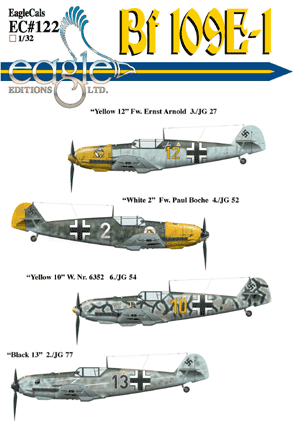 EagleCals #132-32 Bf 109 G-6 - Eagle Editions Ltd.