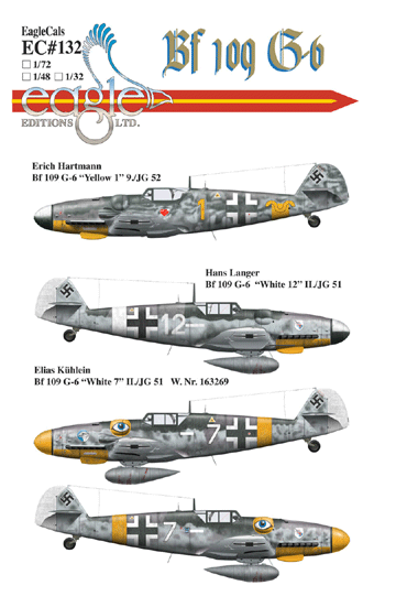 EagleCals #52-72 Bf 109 Assi Hahn part three - Eagle Editions Ltd.